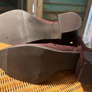 Wonderfly | Shoes | Veuc Wonderfly Suede Wedge Sandals With Ankle Strap ...